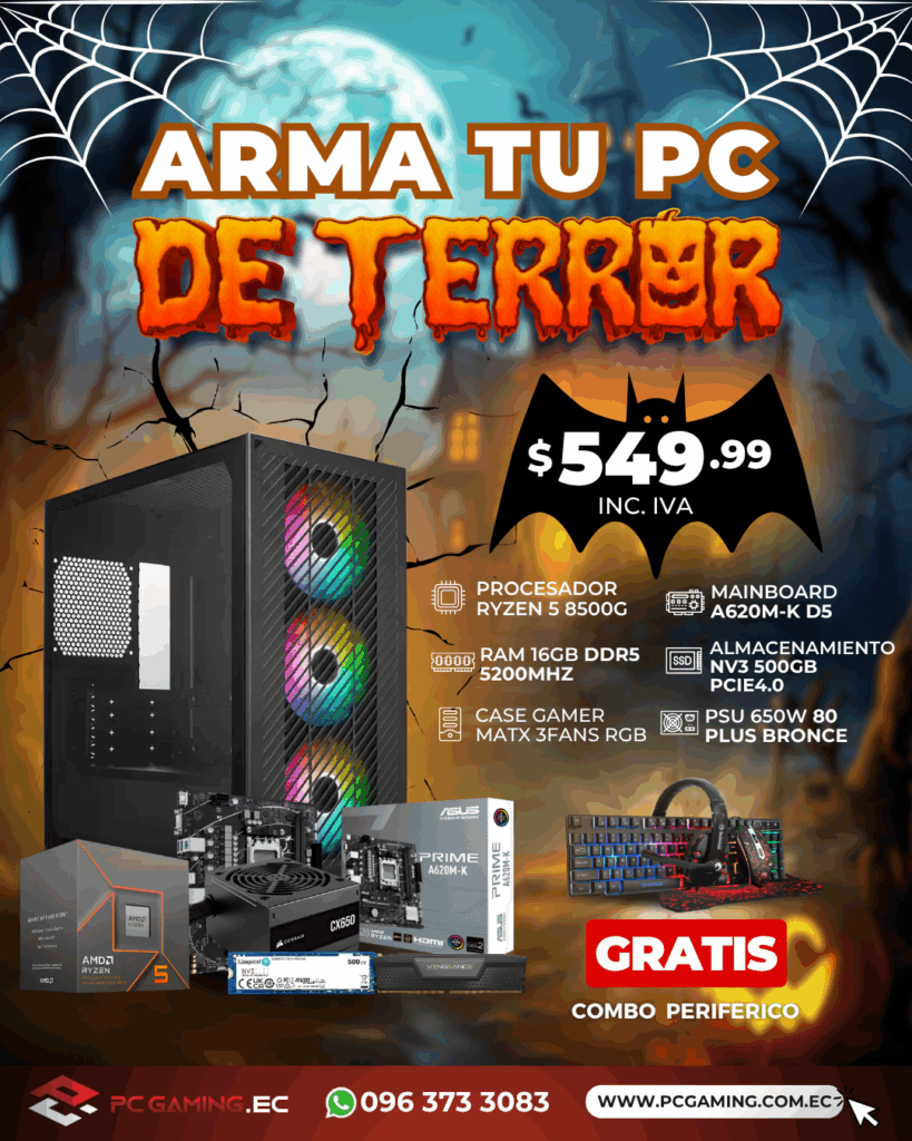 PC PROMO RYZEN 5 8500G - PC Gaming Ecuador
